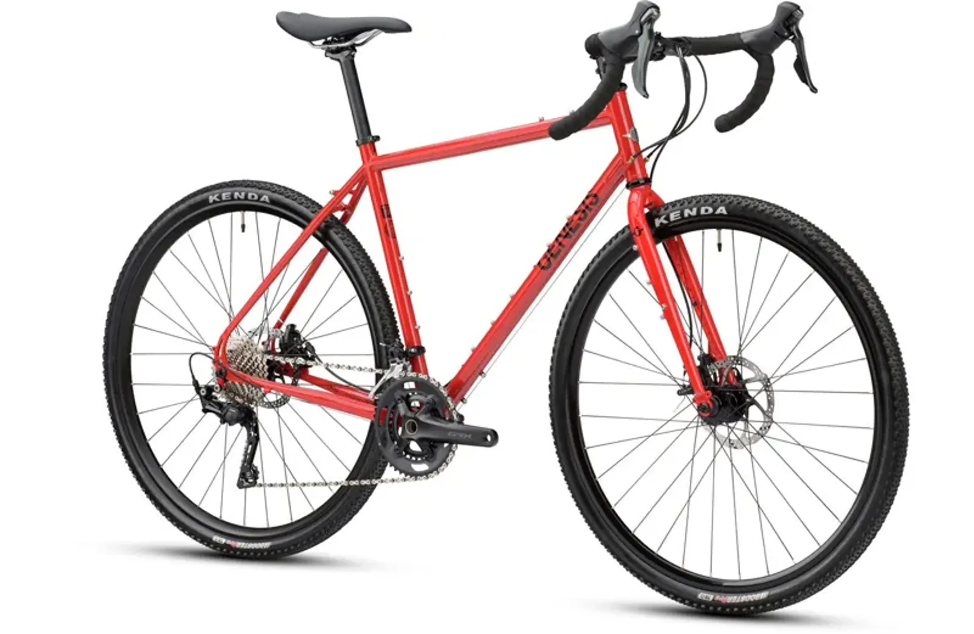Genesis Croix De Fer 20 Gravel Bike - Red Steel Adventure
